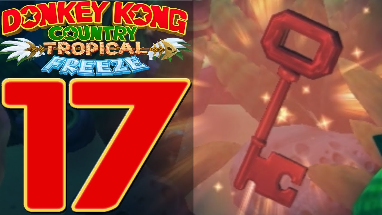Donkey Kong Country: Tropical Freeze [Part 17] Underwater Key Hunt ...