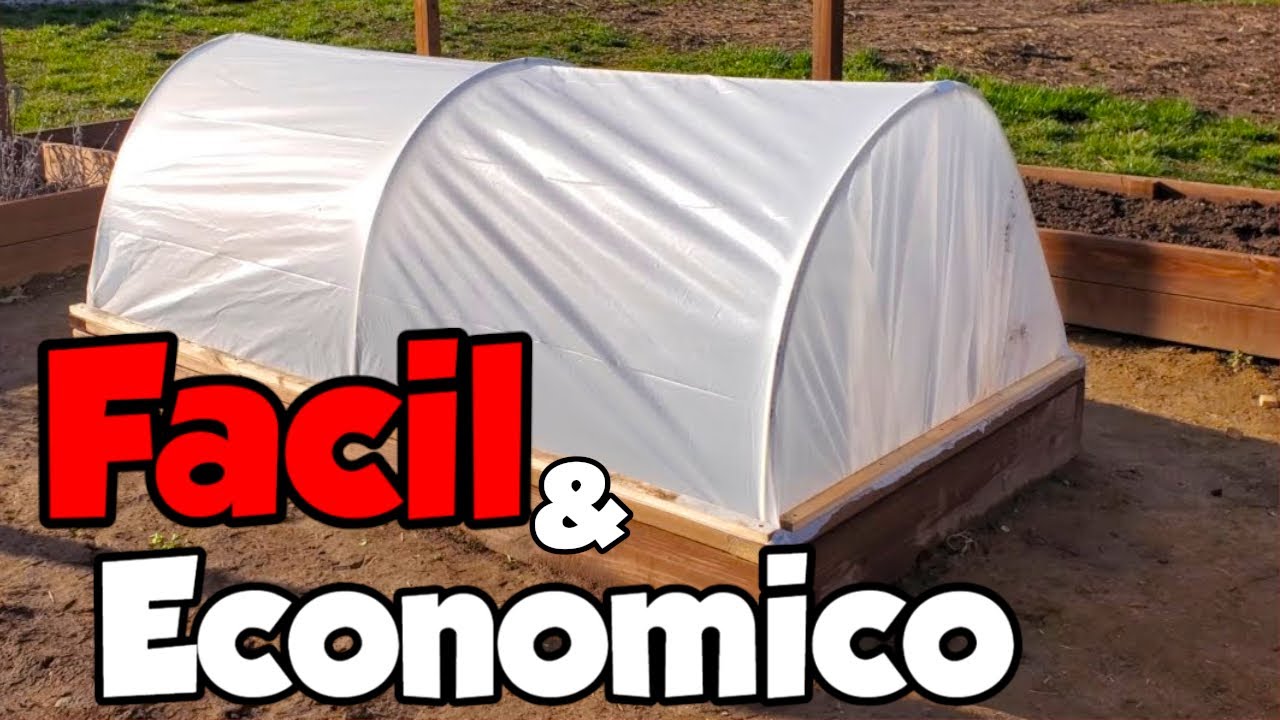 Cómo Hacer Microtúnel ó Mini Invernadero Casero - YouTube