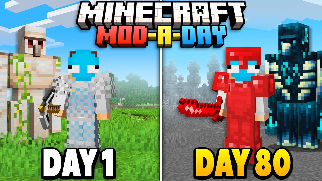 100 Days, But I Add A Mod Every Day... - YouTube