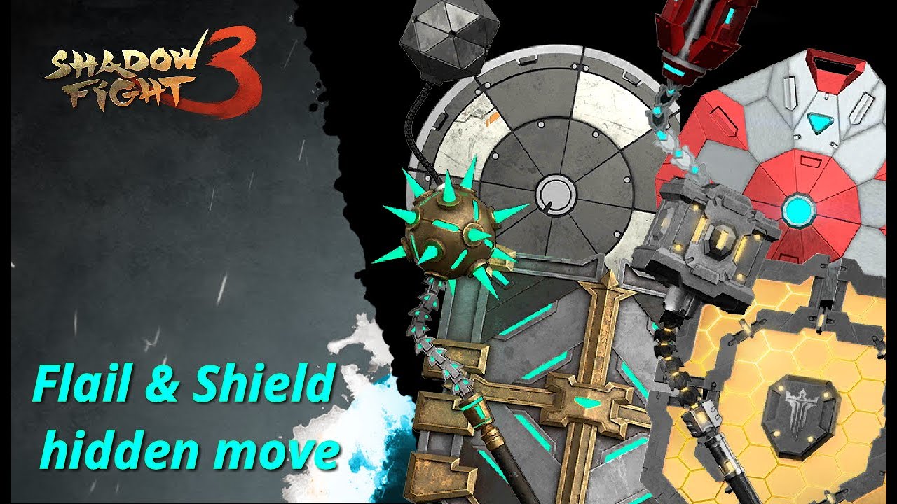 Shadow fight 3 hack: flail and shield hidden move - YouTube