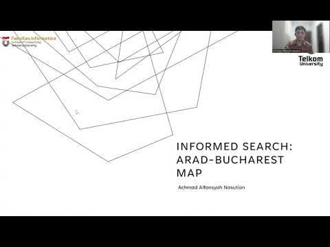 Informed Search Using A* and IDA* in Arad-Bucharest Map Problem - YouTube