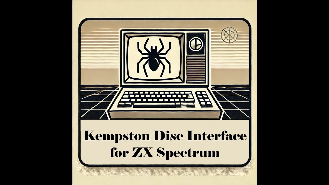 Kempston Disc Interface for ZX Spectrum in Action - YouTube