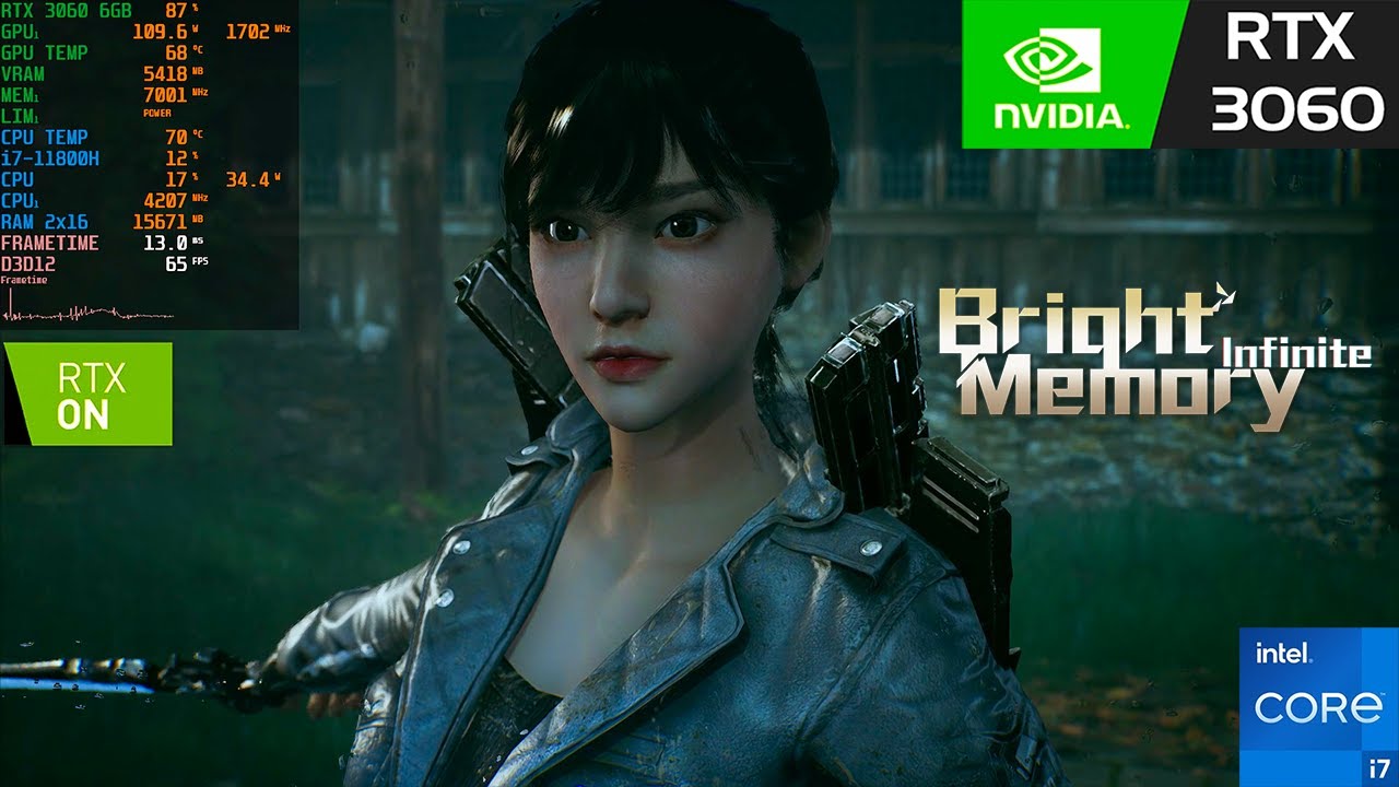 Bright Memory: Infinite RTX 3060 | Ray Tracing Ultra | Maximum settings ...