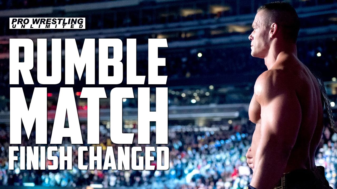 Possible Change To Finish Of Title Match At The Royal Rumble - YouTube