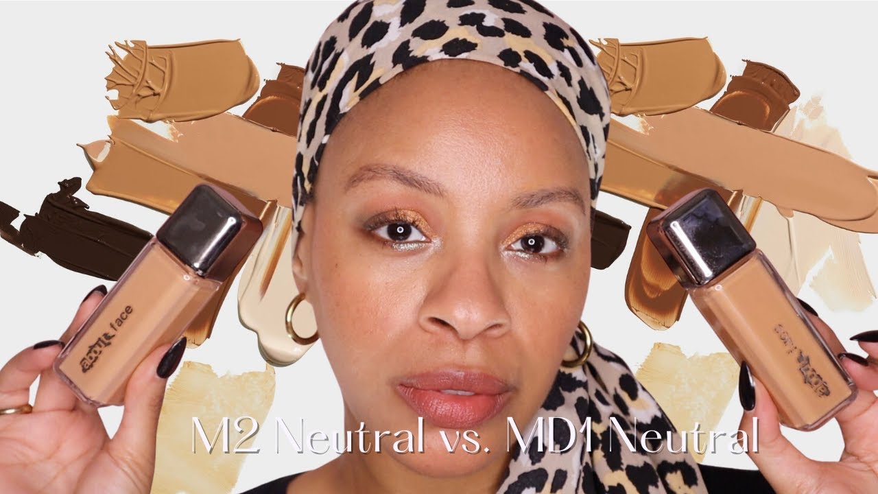 About Face Beauty The Performer Foundation Shade Comparison MD1 Neutral ...