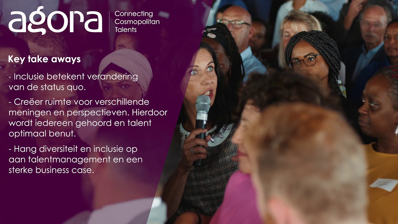 Aftermovie Agora Network Masterclass | Diversiteit Zonder Inclusie Is Niet Duurzaam - YouTube
