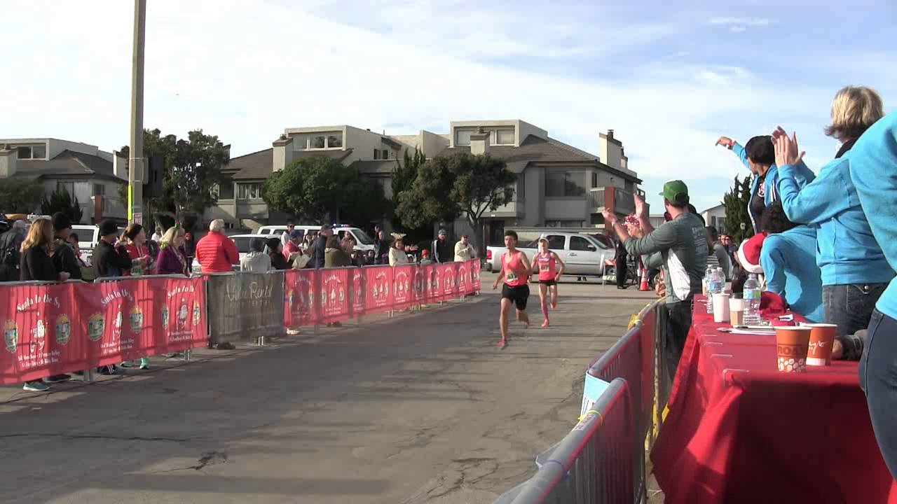 2014 SANTA TO THE SEA FINISH LINE - YouTube