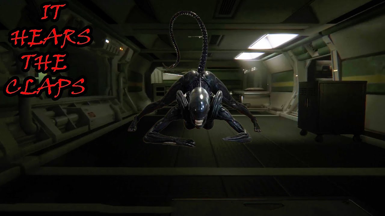 THE ALIEN HEARS MY CHEEKS!!! | Alien Isolation - YouTube