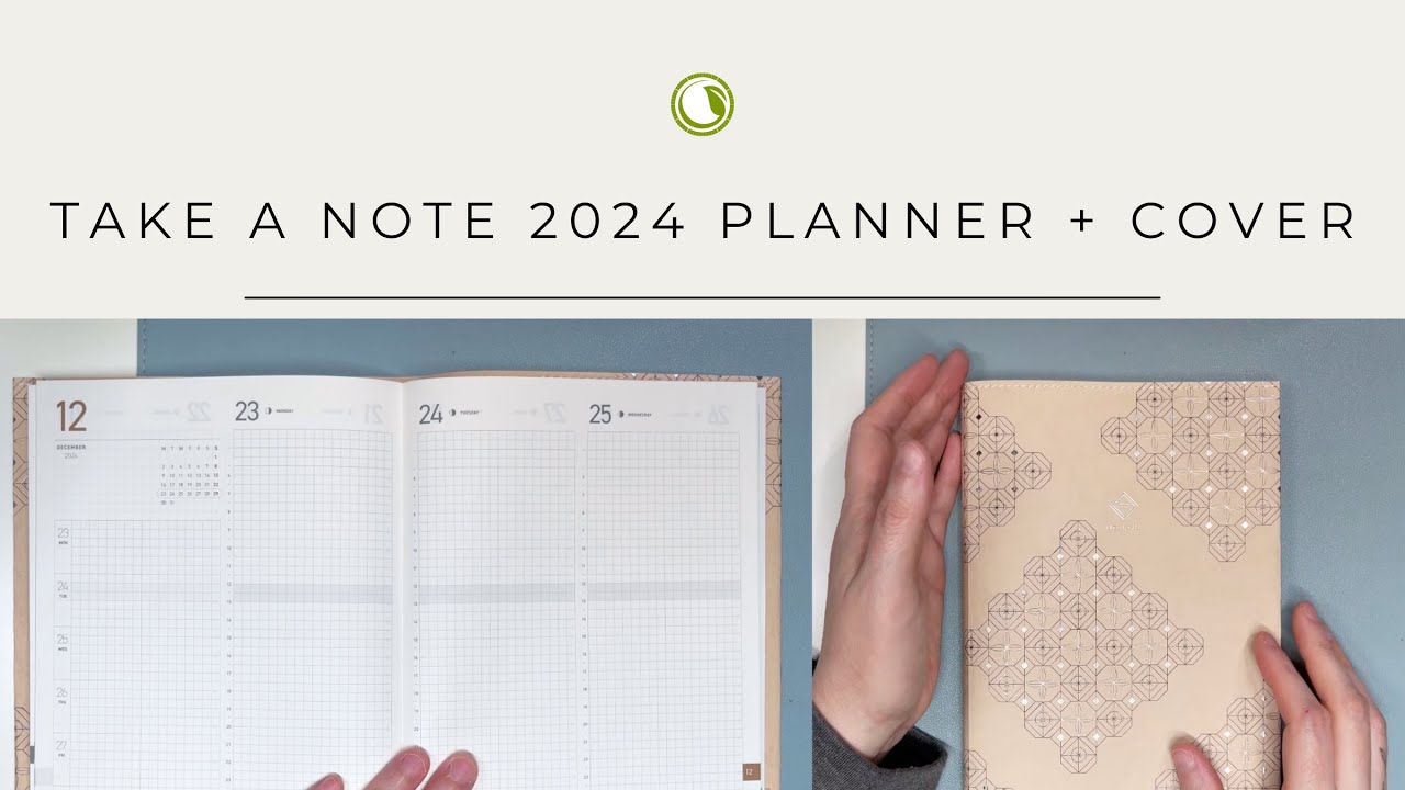 Take A Note 2024 Planner + Cover Unboxing - YouTube