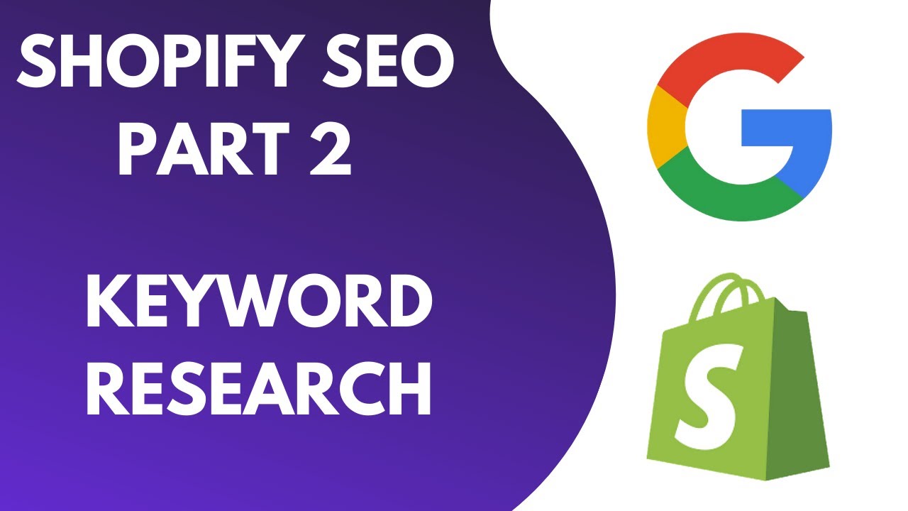 Shopify Beginners SEO Tutorial Part 2 (2021) Keyword Research - YouTube
