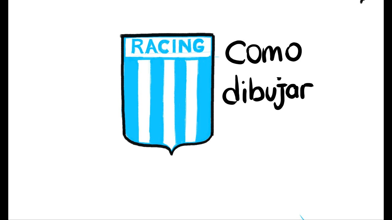 Cómo dibujar el emblema de Racing Club - YouTube