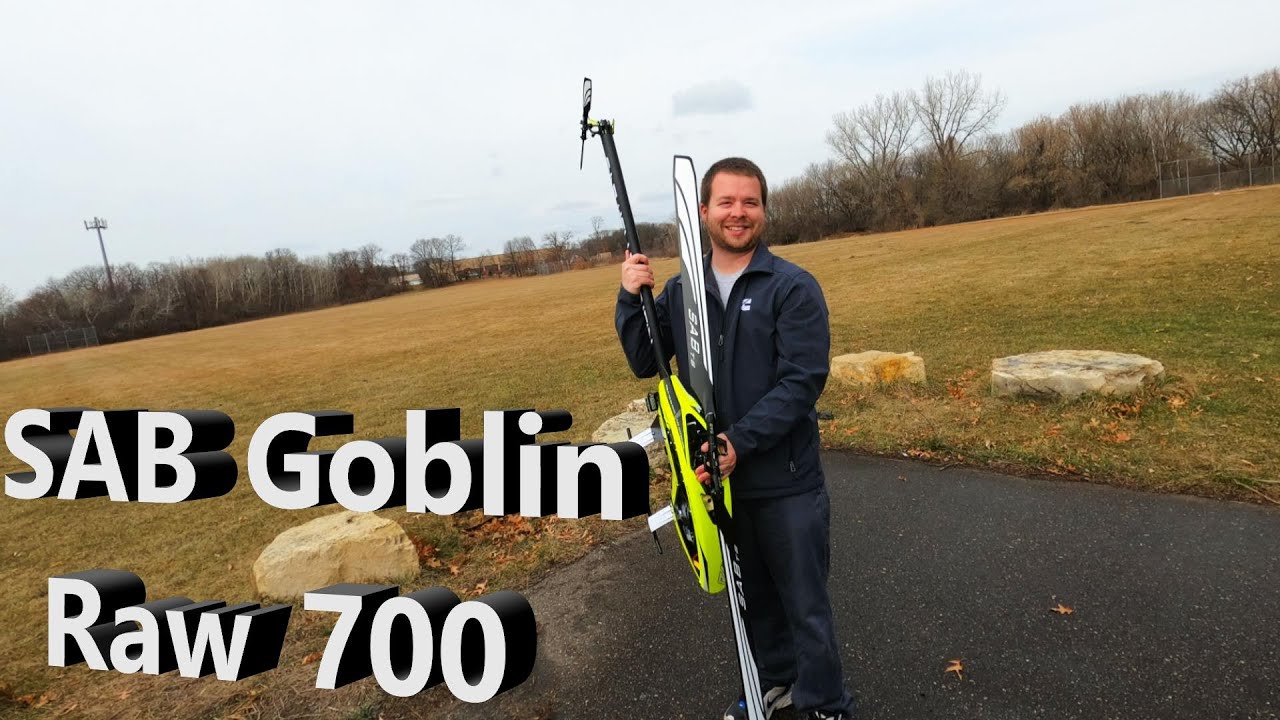 SAB Goblin Raw 700 - Maiden Flight!! - YouTube