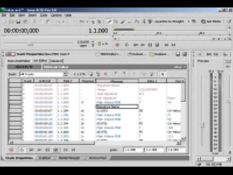 Sony ACID Pro 5.0. Использование редактора list - YouTube