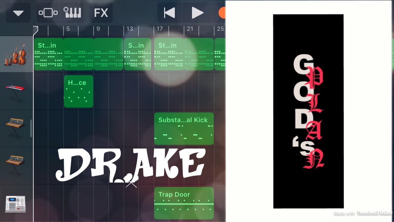 God’s plan on Garage band! (Tutorial) - YouTube