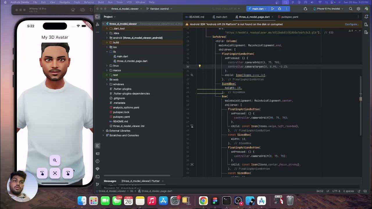 Your Own 3D Avatar in Flutter (2023). - YouTube