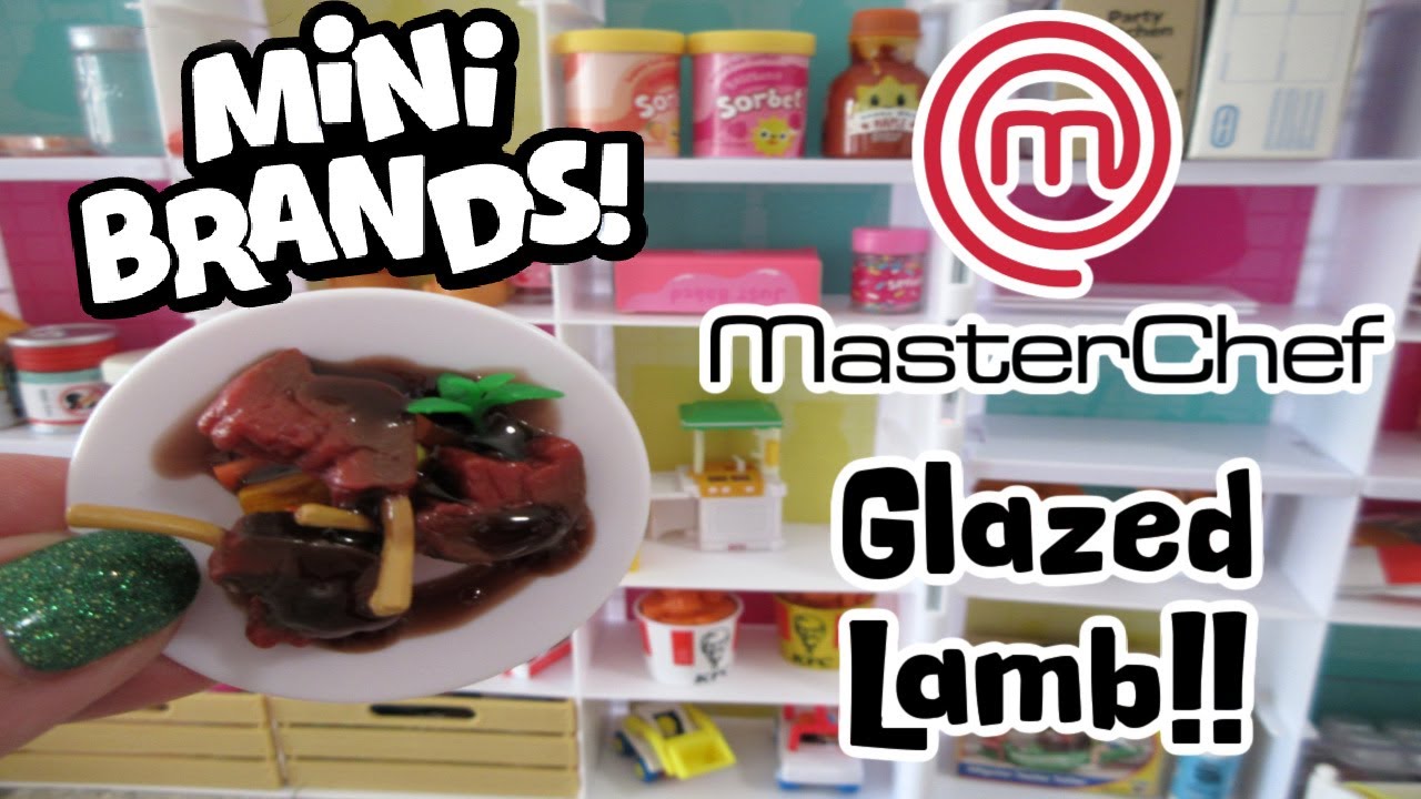 Mini Brands Create Glazed Lamb MasterChef Recipe! - YouTube