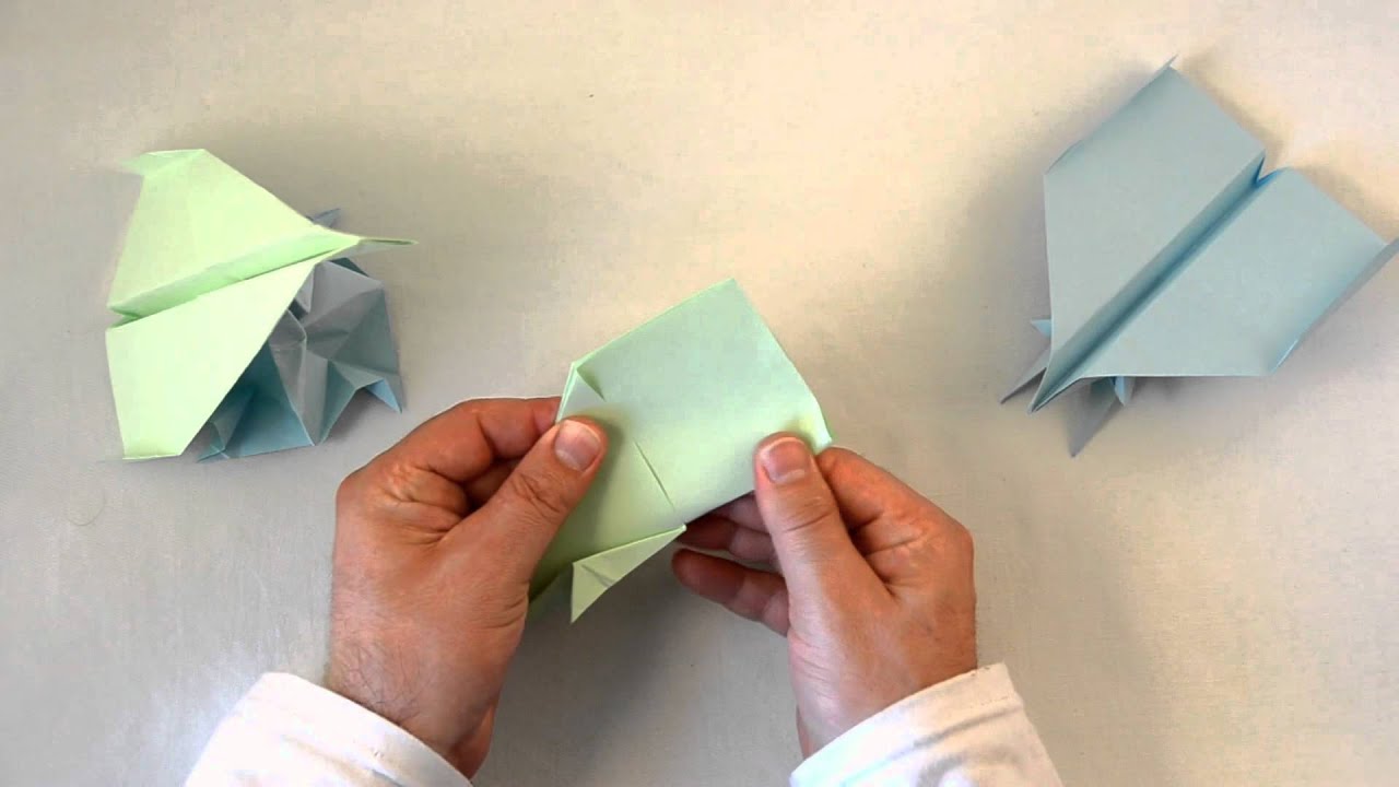 Origami Flying Jet Fighter - YouTube