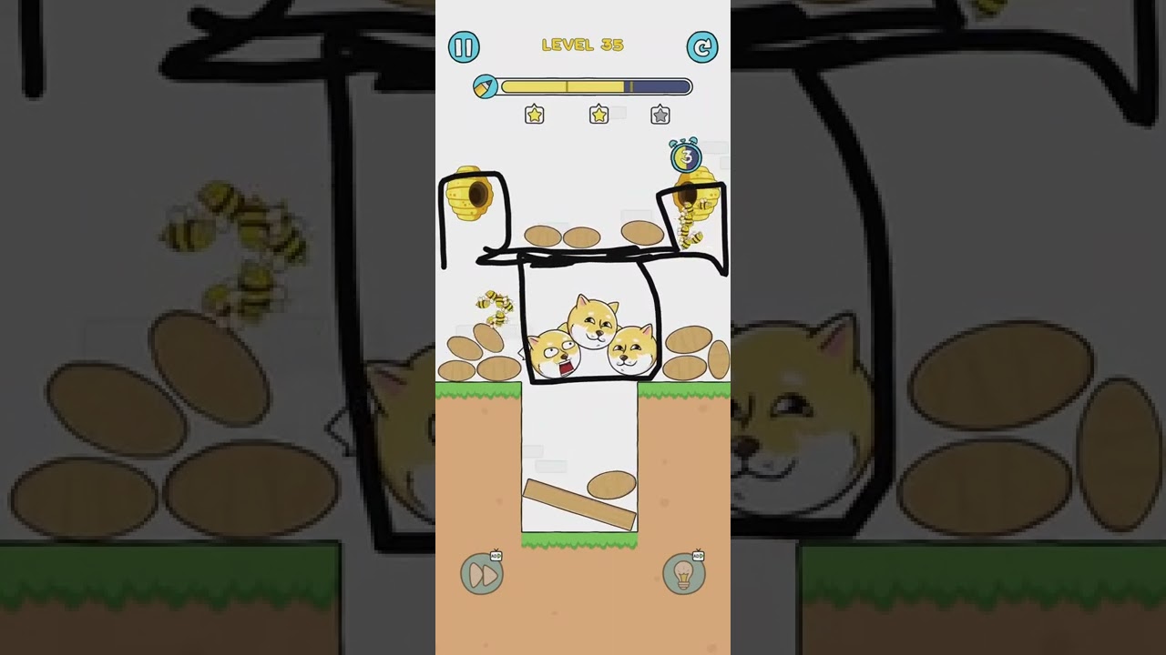 Doge Rescue: Draw To Save Level 31 to 40 Walkthrough - YouTube