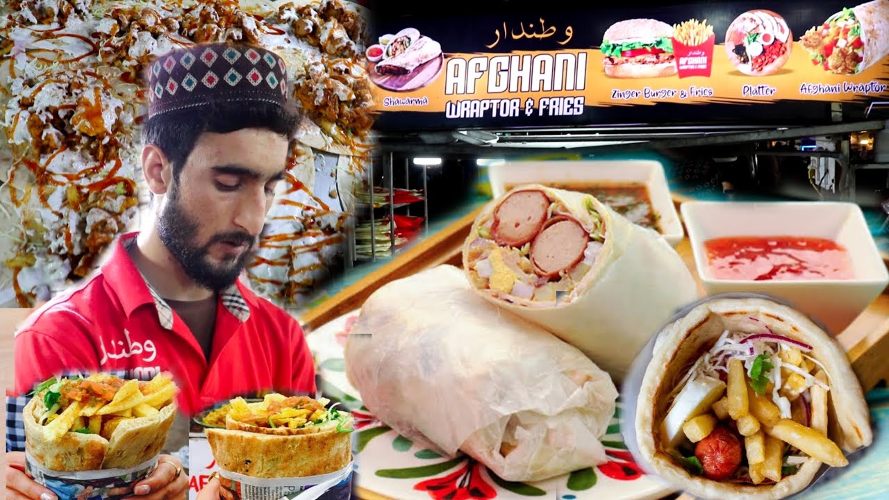 Watandar Afghani wraptor | Delicious And Spicy Afghani Food | Street ...