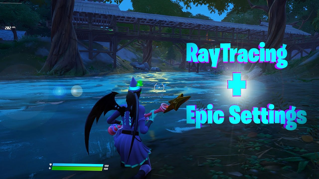 Fortnite has never looked so good! Ultrawide Ray tracing - YouTube