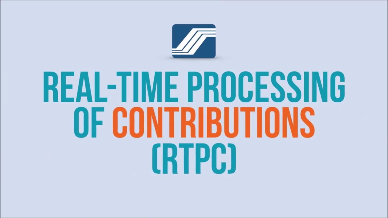 Real-Time Processing of Contributions (RTPC) - YouTube