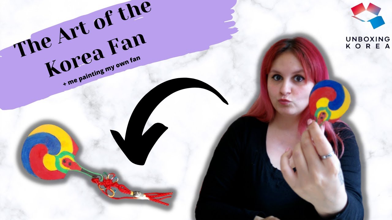 The Art of the Korean Fan - and me trying to paint my own wooden fan ...