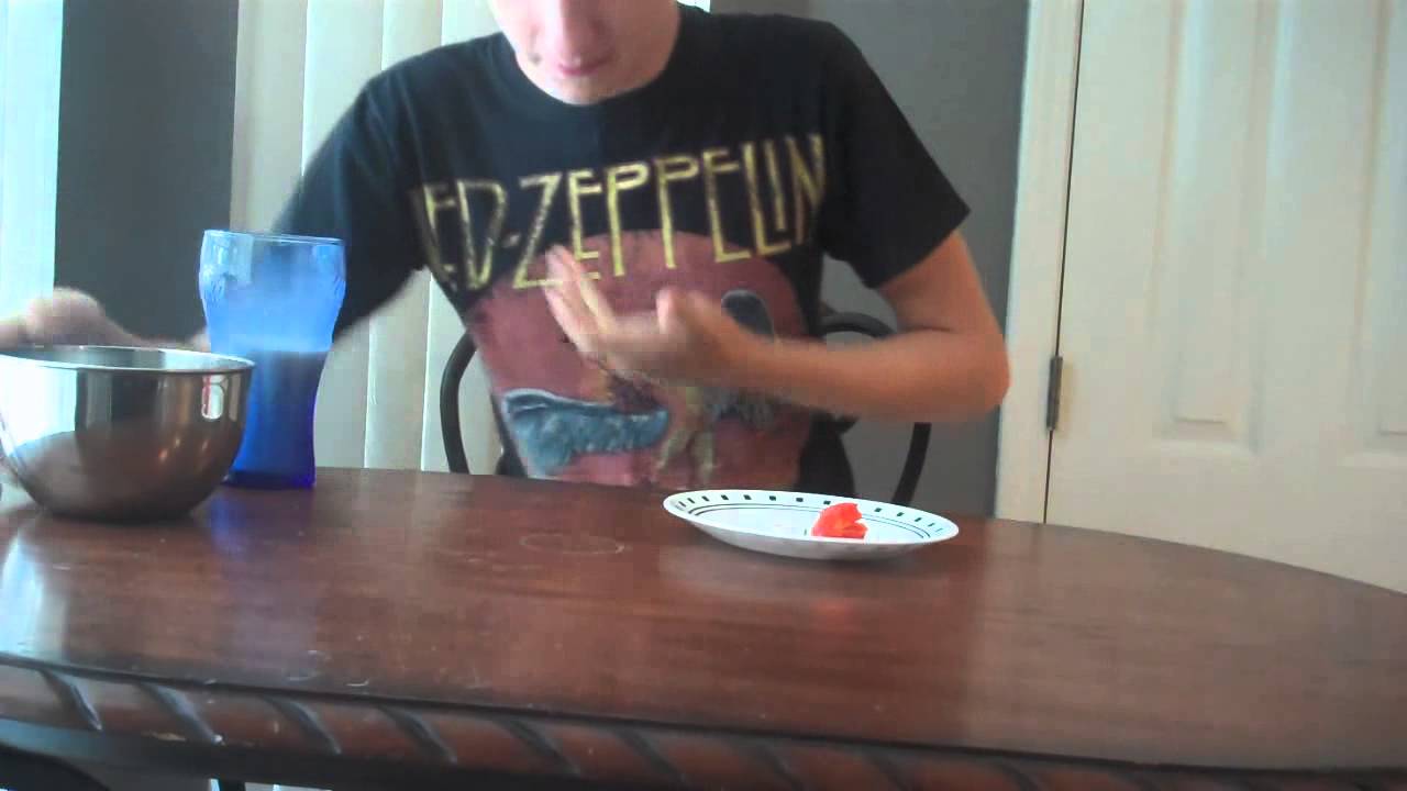 Eating the Ghost Chilli - YouTube