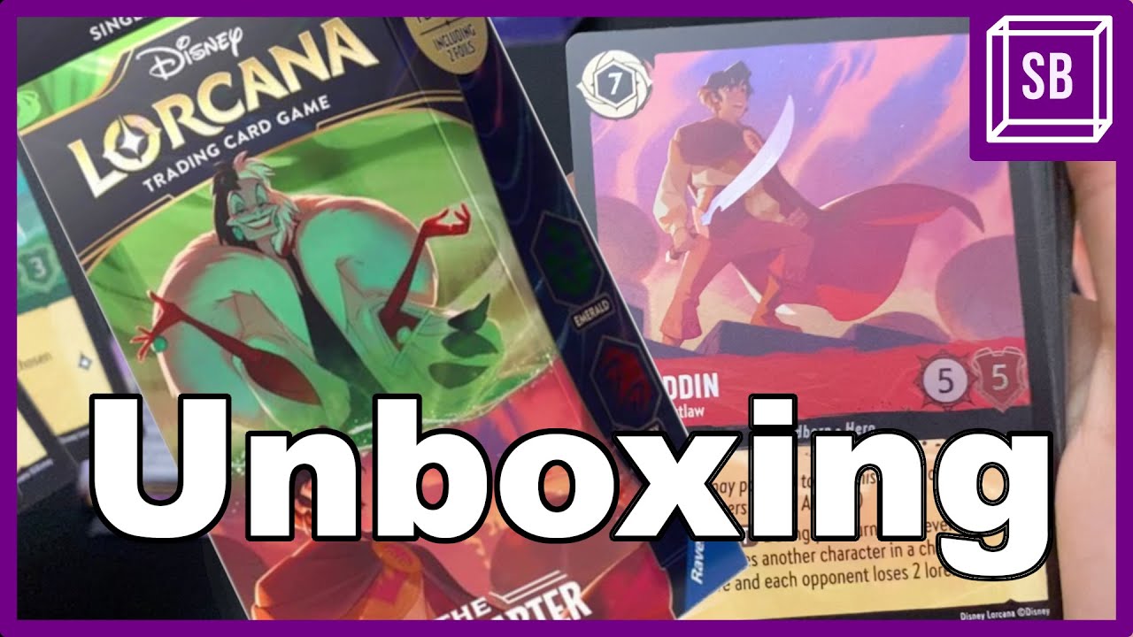 Disney Lorcana: Emerald Ruby Starter Deck - Youtube