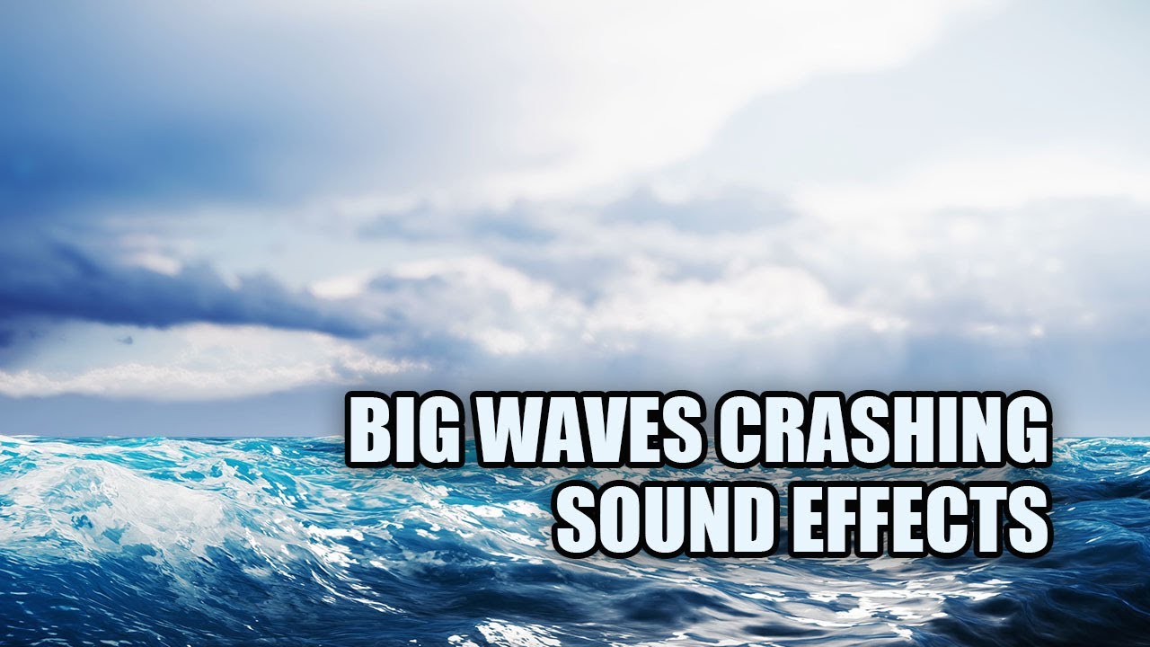 Big Waves Sound Effects 🌊 The Sound of Waves Crashing - YouTube