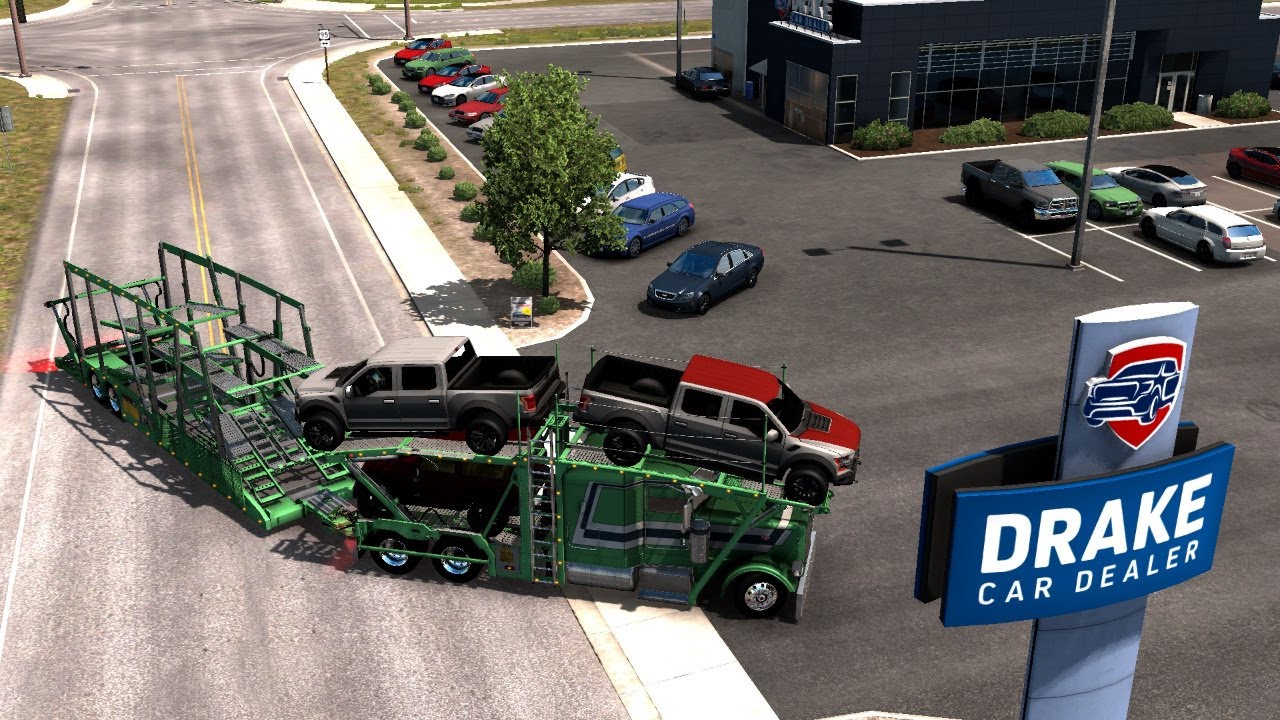 Car Hauling with Blade's CX11: ATS 1.38 Trucking - YouTube
