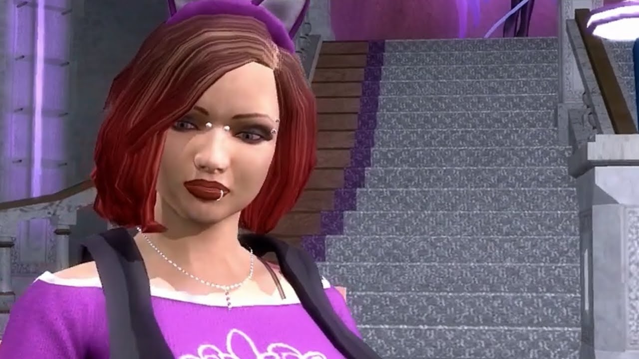 Saints Row 2 Beautiful “emo” Caucasian Female Character Creation