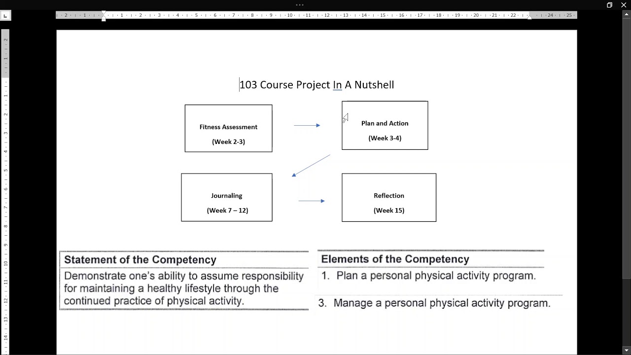 103 Course Project in a Nutshell - YouTube