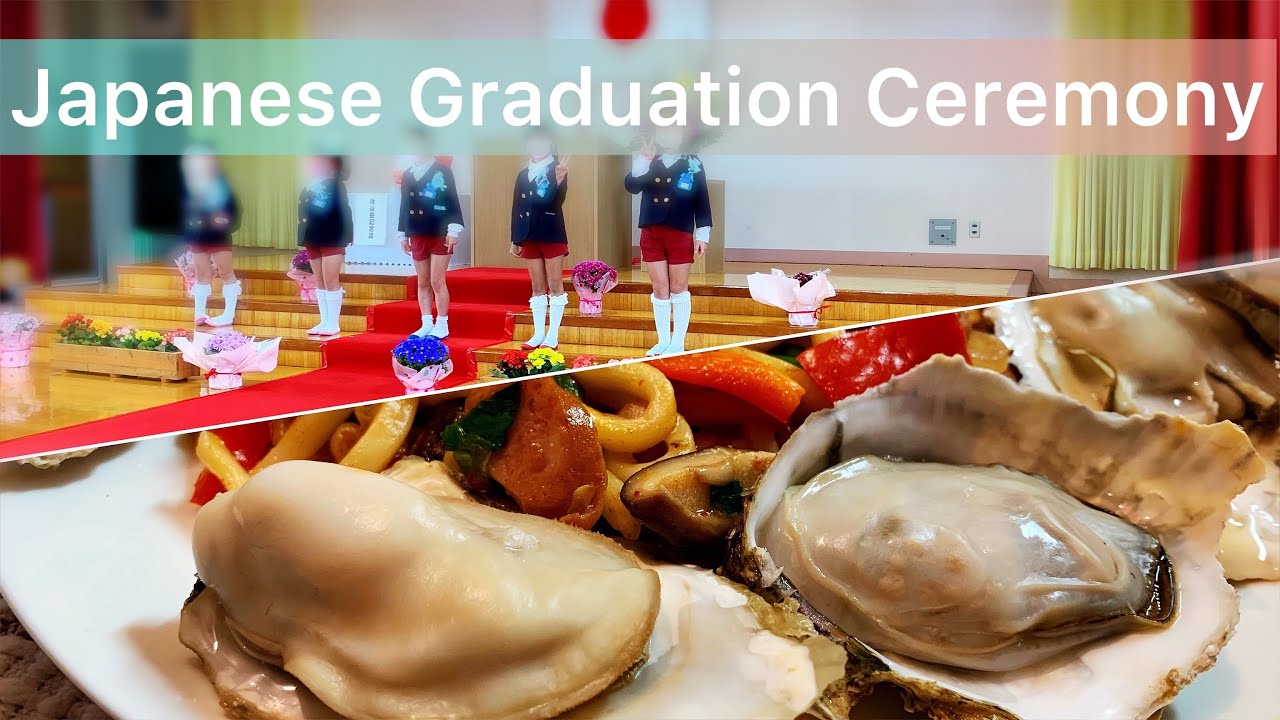 The touching Japanese Graduation ceremony in cherry blossom season ...