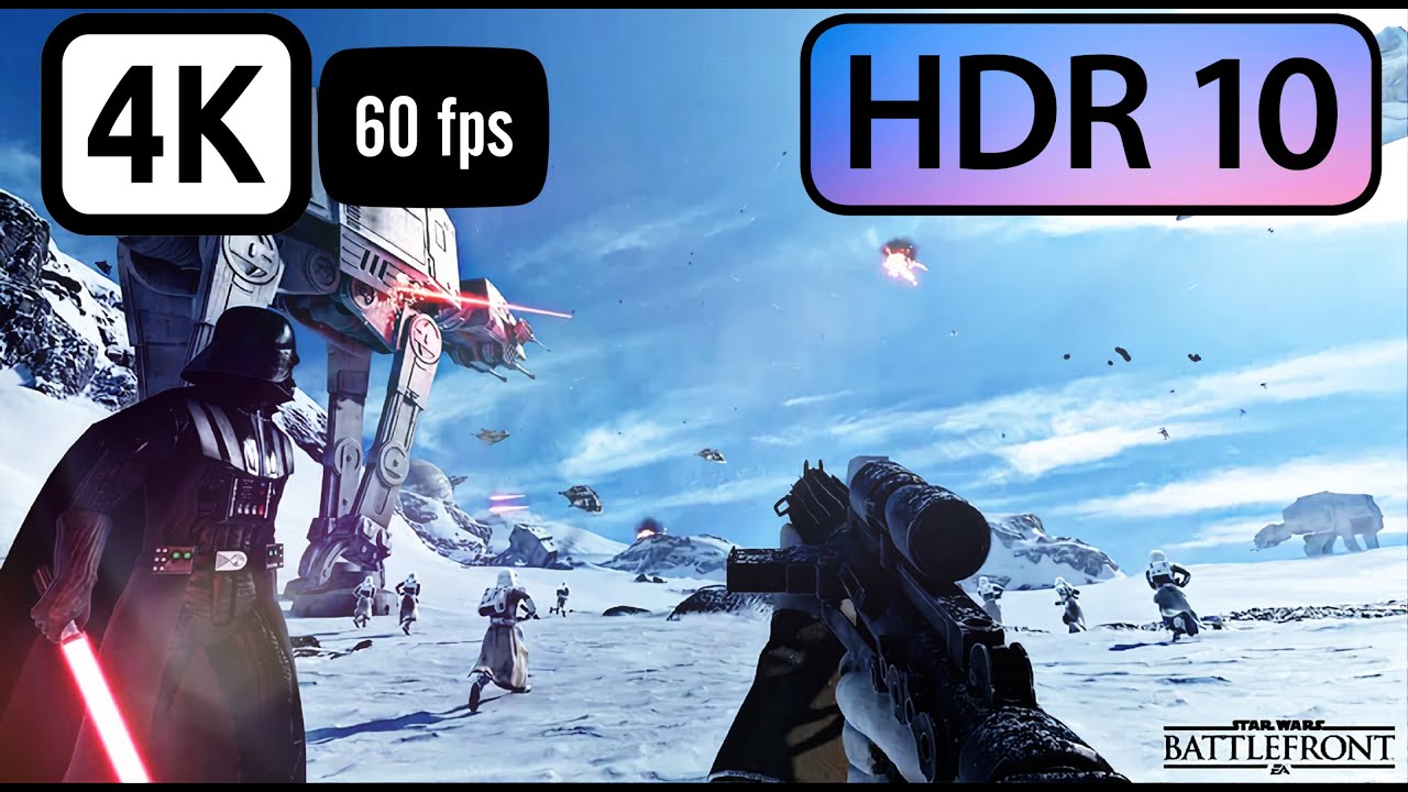 Сыграл в Battlefront II в 4к 60fps HDR10 I STAR WARS™ Battlefront™ II:Celebration Edition - YouTube