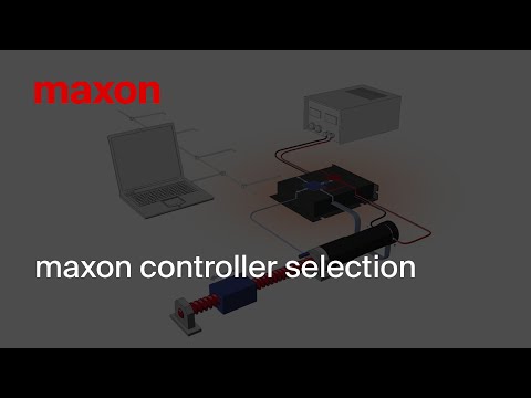 maxon controller selection - YouTube