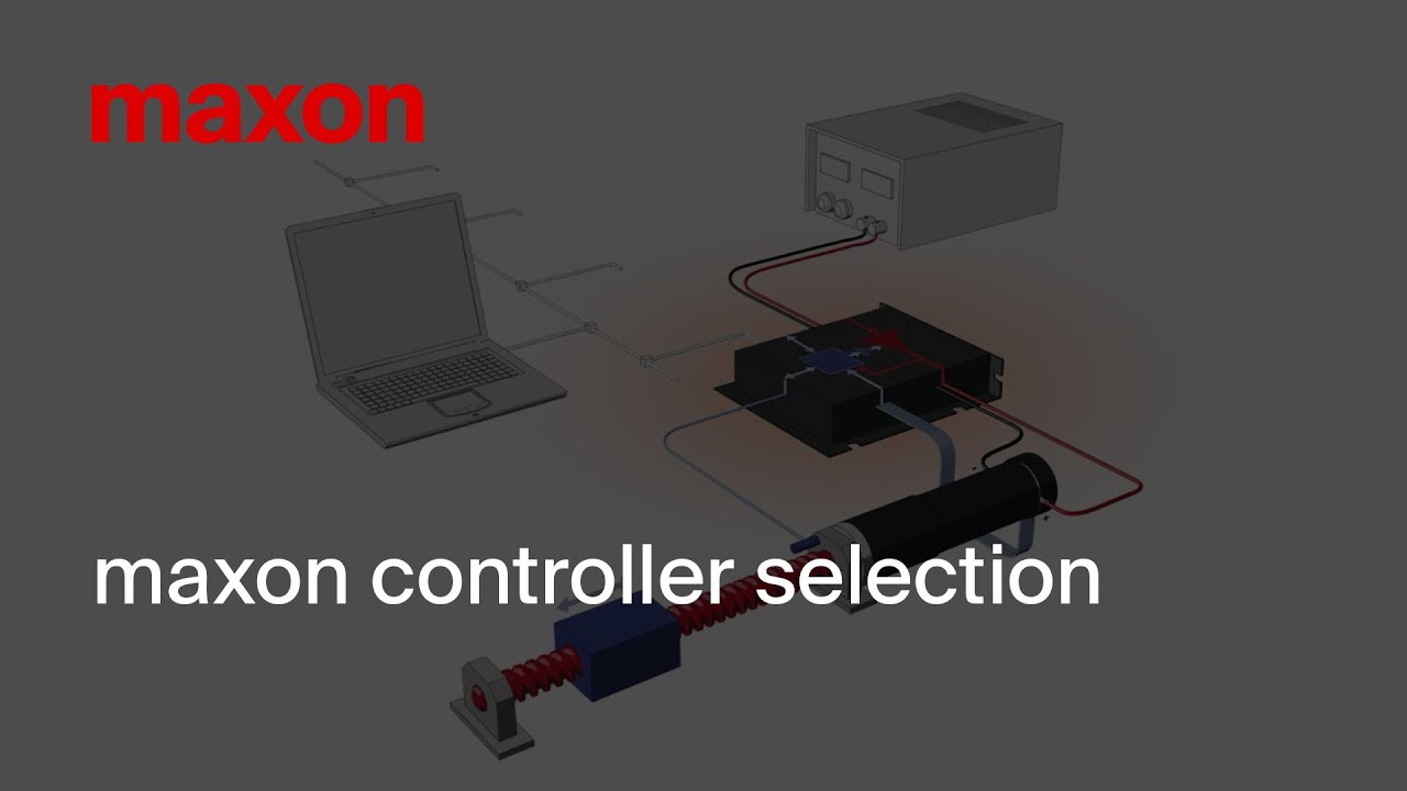 maxon controller selection - YouTube