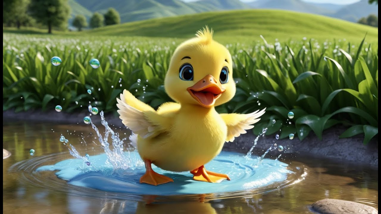 Little Baby Duck Goes Quack Quack Quack | Fun Duck Nursery Rhyme for ...