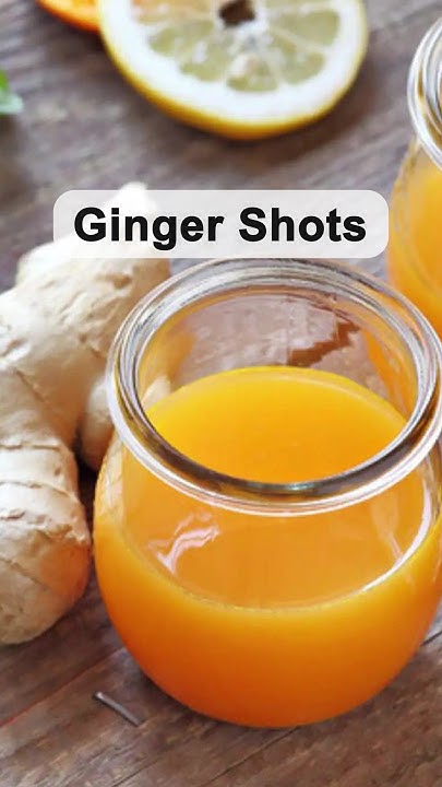 6 Ginger Shot Benefits #shorts #gingershot #healthtips - YouTube
