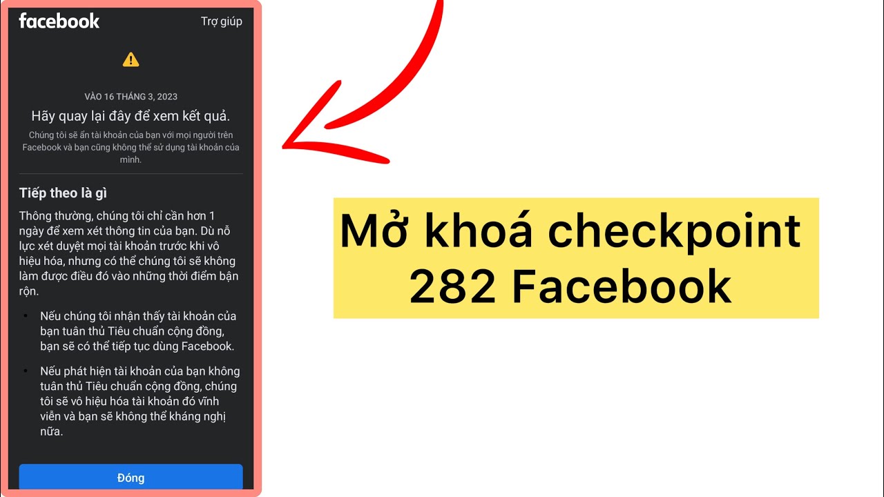 Mở khóa checkpoint 282 Facebook mới nhất - YouTube