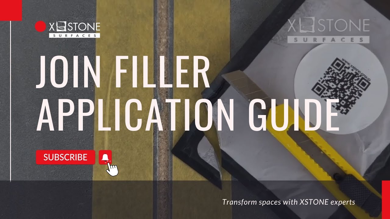 XSTONE - Joint Filler Application Guide - YouTube