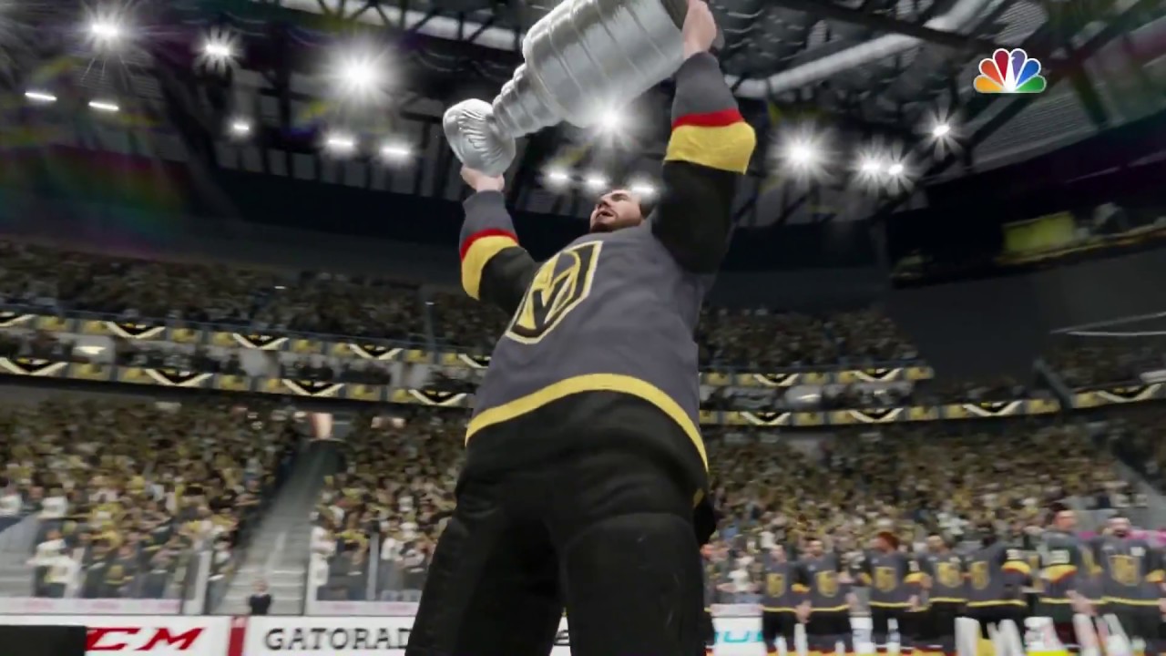 NHL 19 - Vegas Golden Knights Stanley Cup Celebration - YouTube