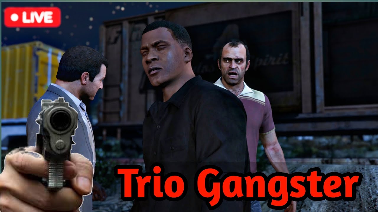 GTA 5 PS5 LIVE Gameplay - Trio Gangster Part 2 Insane Action & Chaos ...