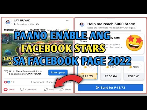 Paano mag-Enable ng STARS sa Facebook Page Account 2022 - YouTube