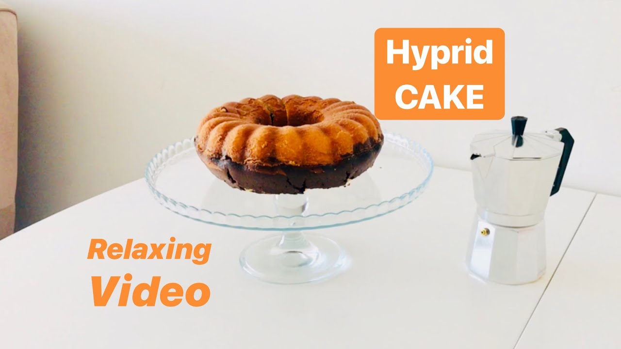 Hyprid Cake Recipe | Relaxing Video | Chocolate Cake - YouTube