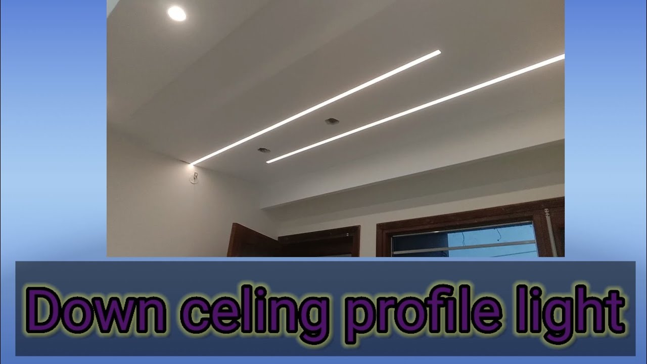 Down celing profile light#punjabi Bijli mistry - YouTube