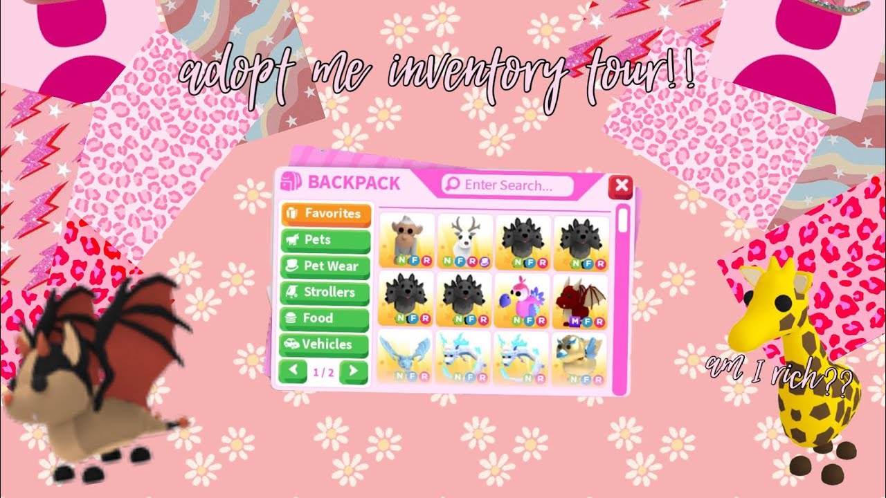 ADOPT ME INVENTORY TOUR *AM I RICH??* ☀️💕🌴💅🍉👙 * New intro * - YouTube