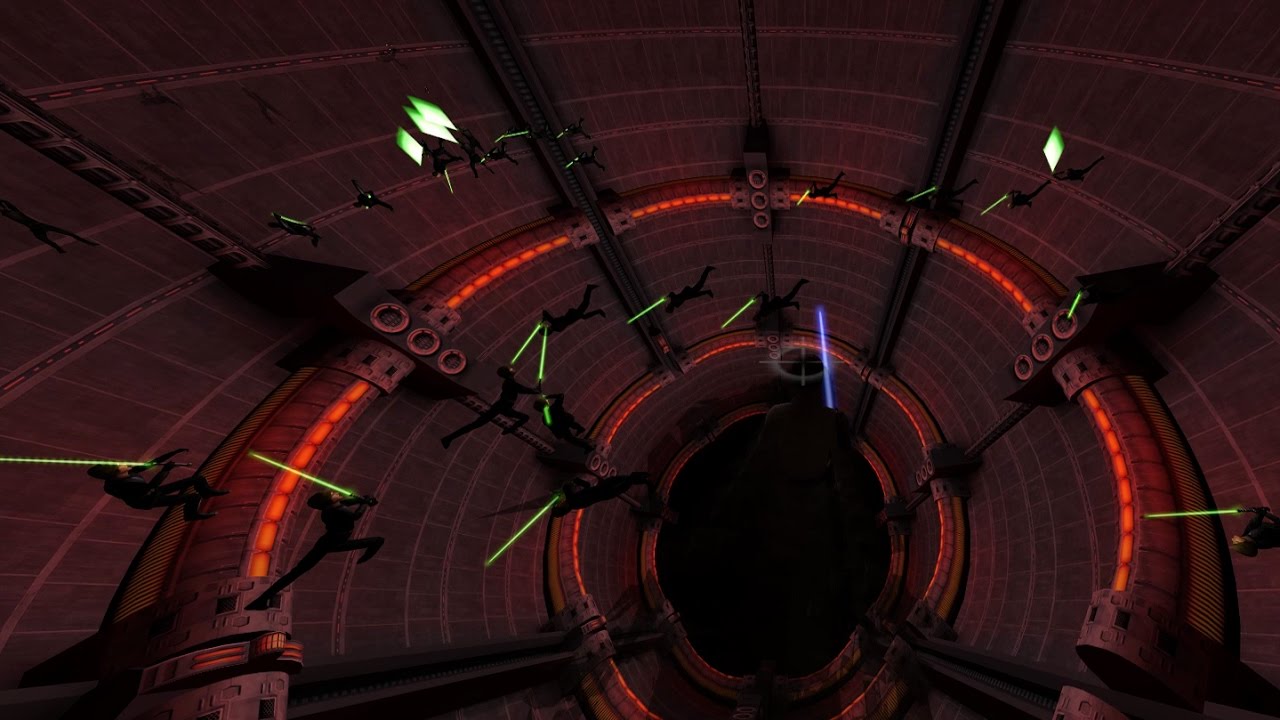 Luke Skywalkers Epic Mass Falling Death Scream in Slow-Mo [Jedi Outcast ...