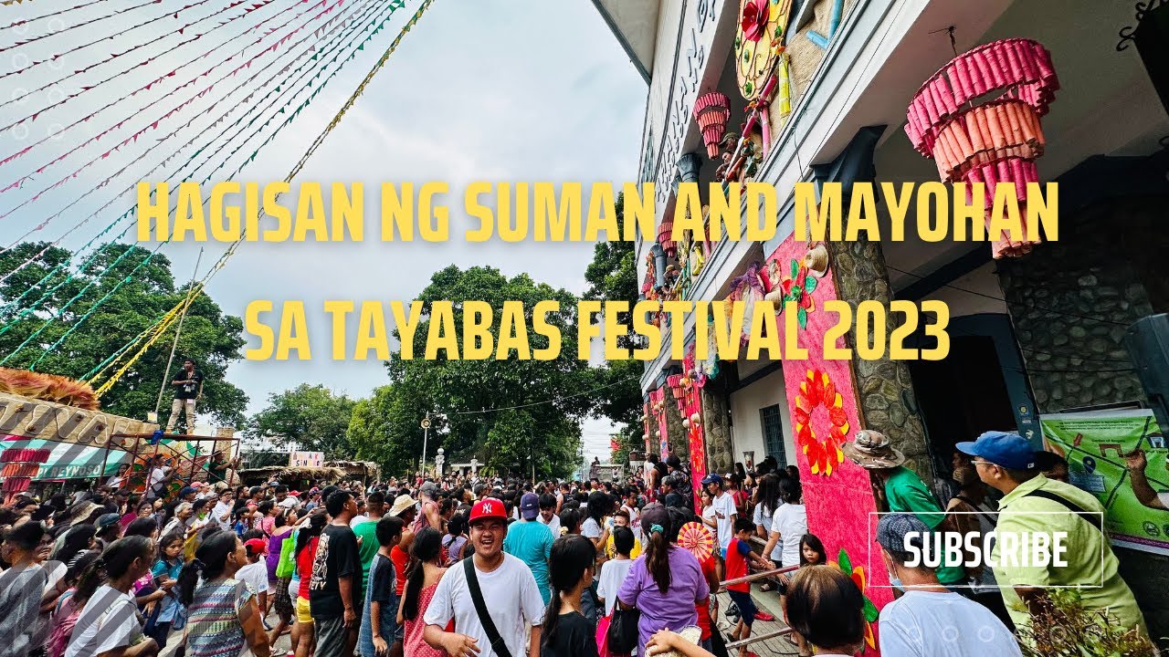 Hagisan ng Suman and Mayohan sa Tayabas festival 2023 - YouTube