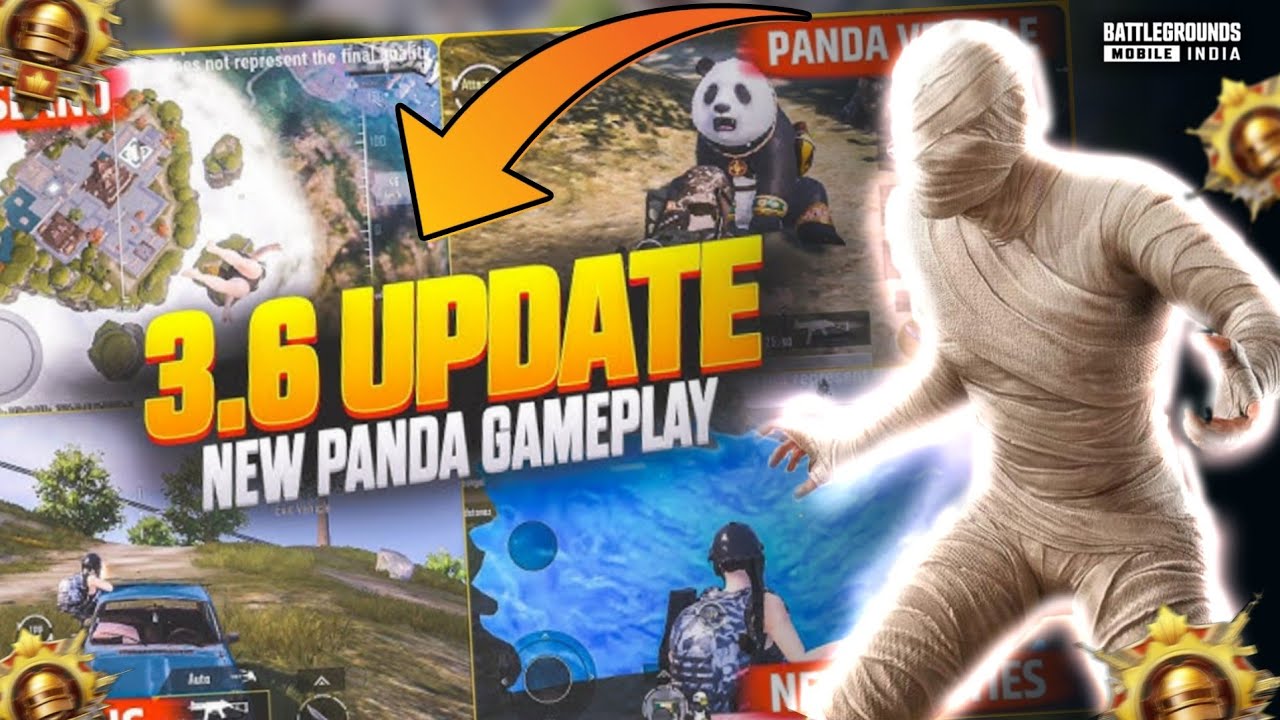 New 3.6 Update🔥|| New Panda Gameplay 🔥|| BGMI/PUBG MOBILE - YouTube