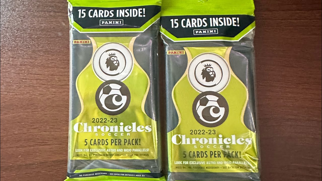2022-23 Chronicles soccer cello packs - YouTube